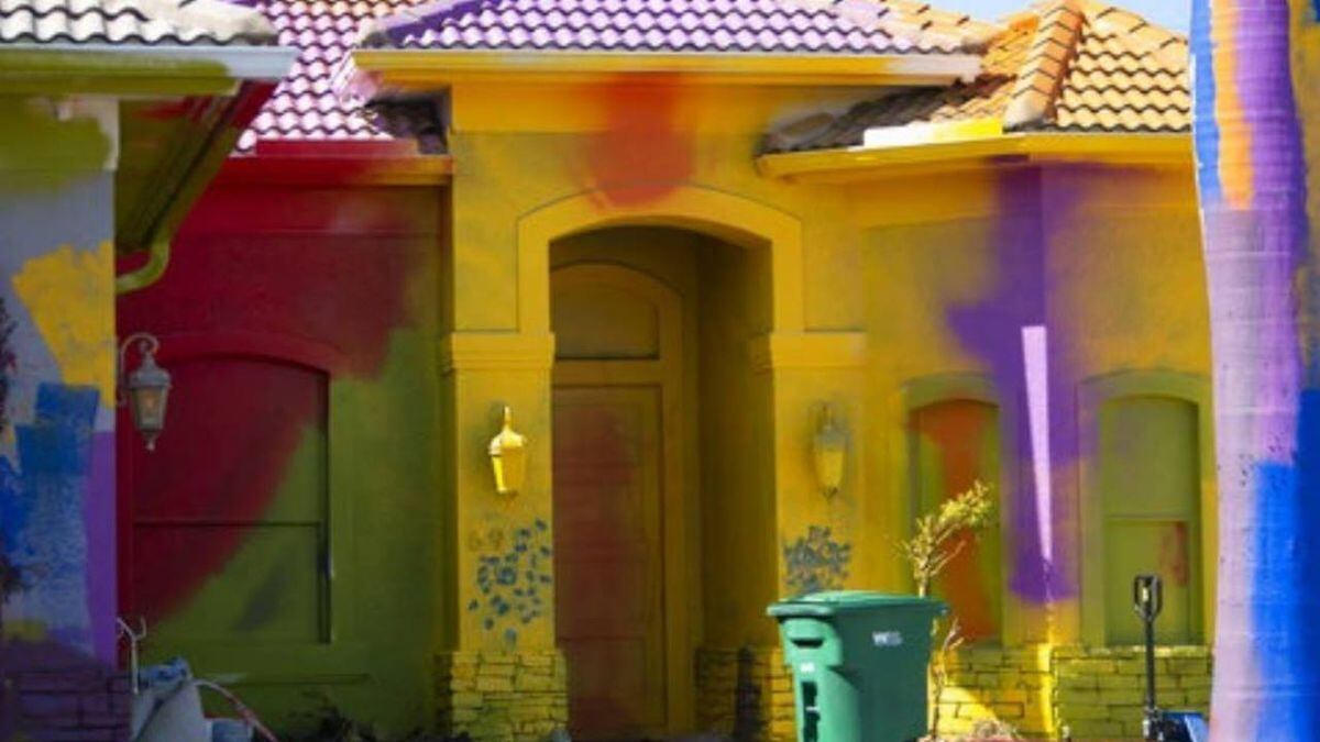 Rainbow-colored house in Florida has new owner, will get new look
