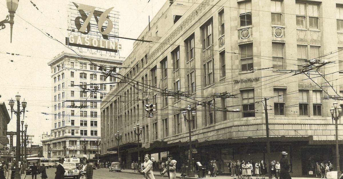 A history of the Bon Marche in downtown Seattle