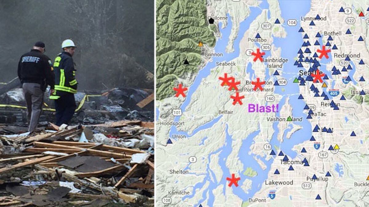 House explosion rocks seismometers across Puget Sound