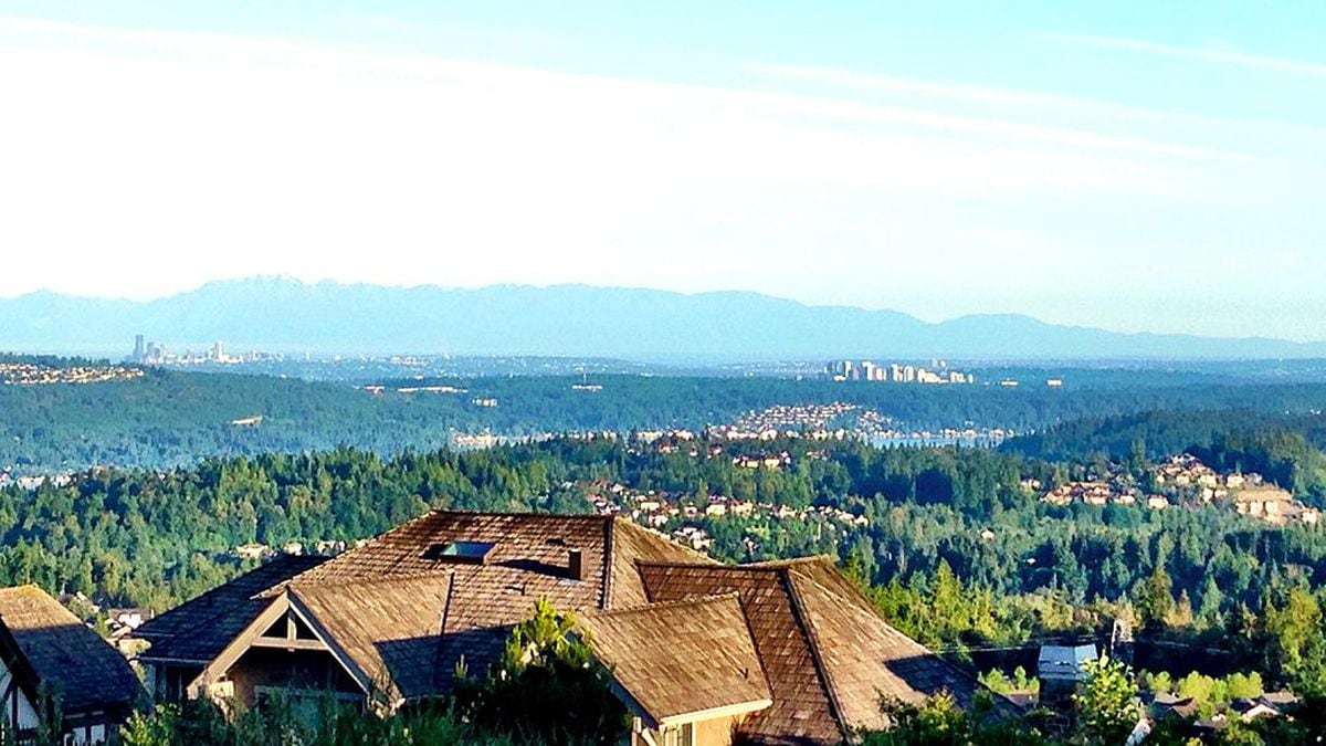 Elevations of cities and towns in Western Washington