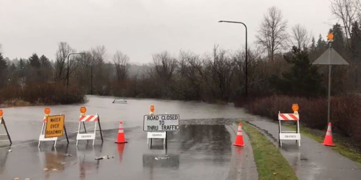 LIVE UPDATES: Tracking flooding across Western Washington